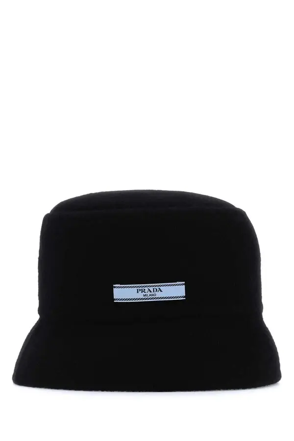 Prada Midnight Cashmere Bucket Hat