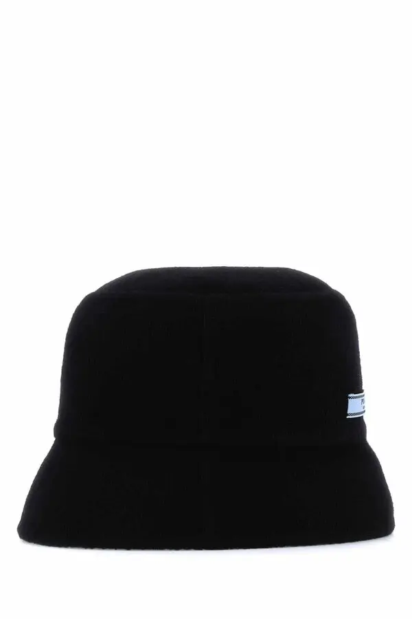 Prada Midnight Cashmere Bucket Hat