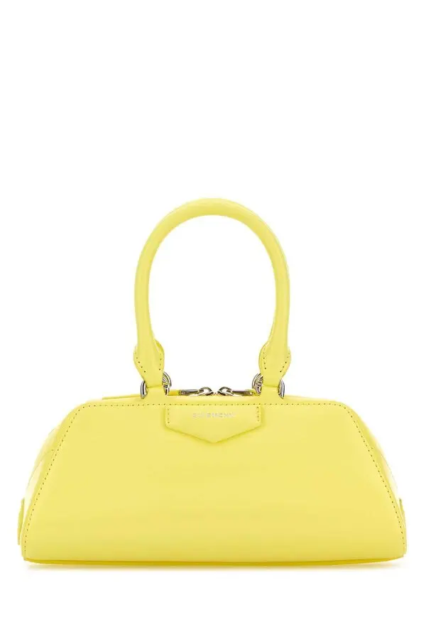Givenchy Leather Mini Antigona East-west Handbag - Yellow