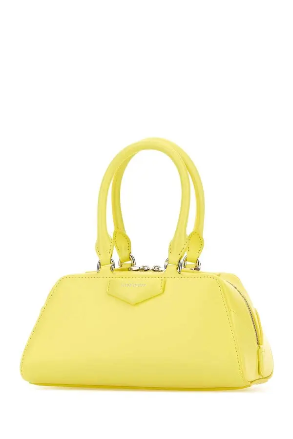 Givenchy Leather Mini Antigona East-west Handbag - Yellow