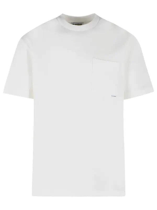 JIL SANDER Black Cotton T-shirt