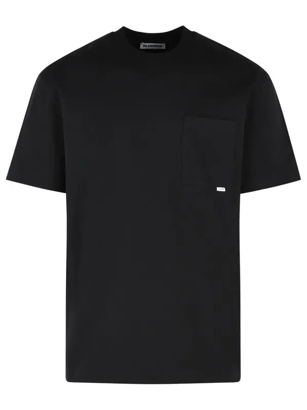 JIL SANDER Cotton T-shirt - Black