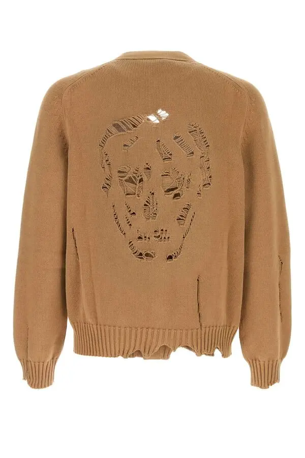 Alexander McQueen Biscuit Cotton Cardigan