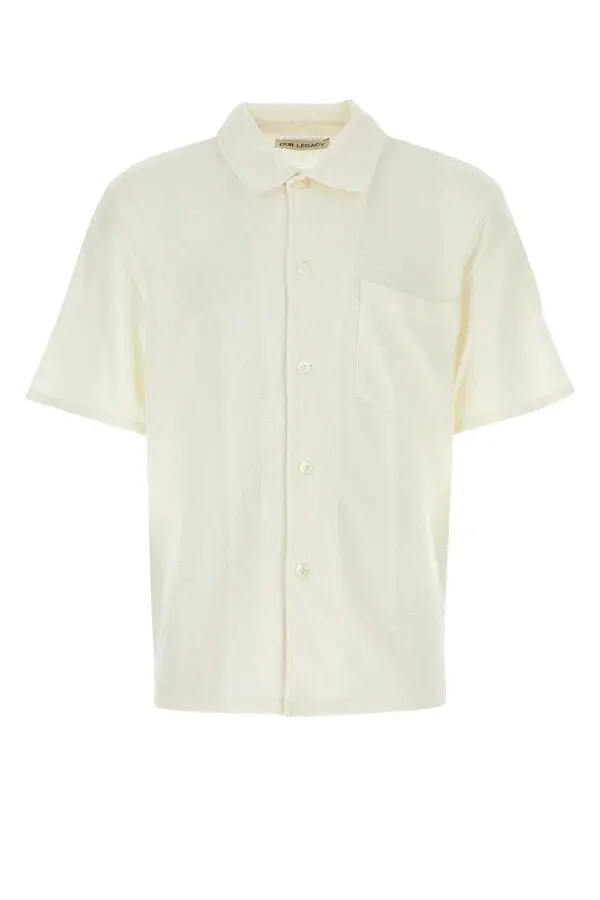 Our Legacy Ivory Polyester Blend Shirt - White