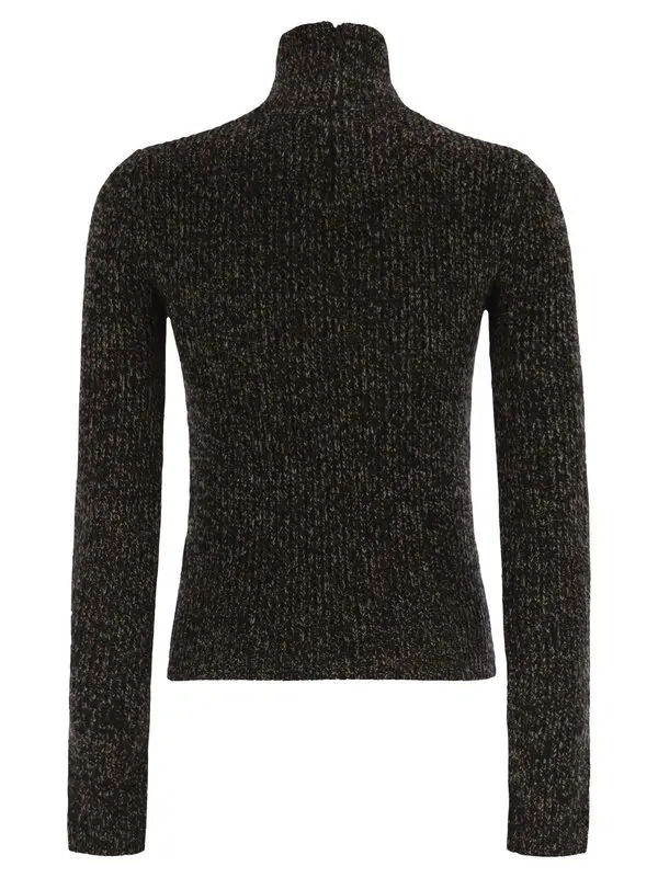 Max Mara Wool Cashmere Turtleneck Jumper - Brown