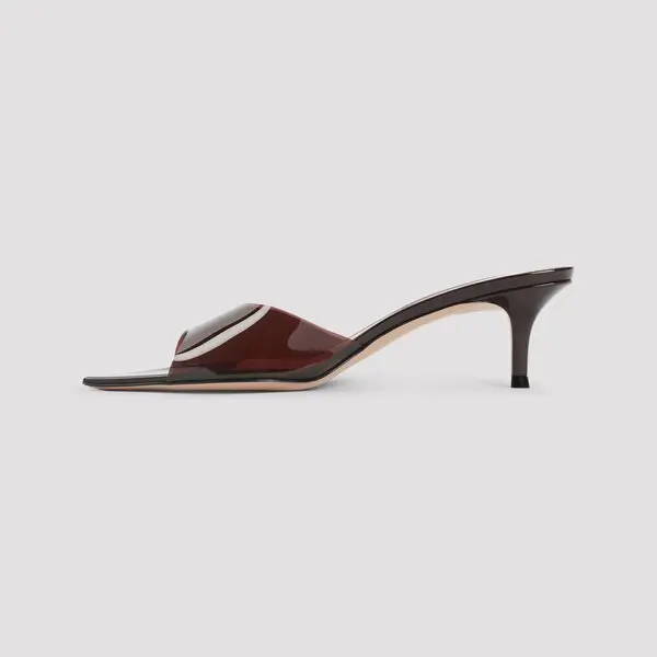 GIANVITO ROSSI Elle 55 Mules - Red