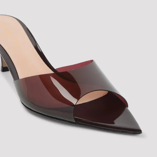 GIANVITO ROSSI Elle 55 Mules - Red