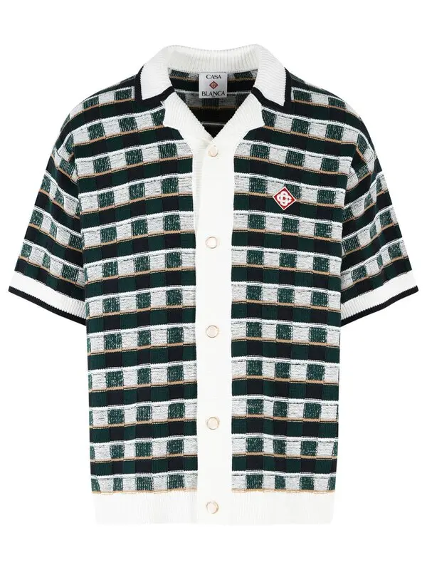 Casablanca Mosaic' Multicolor Cotton Shirt