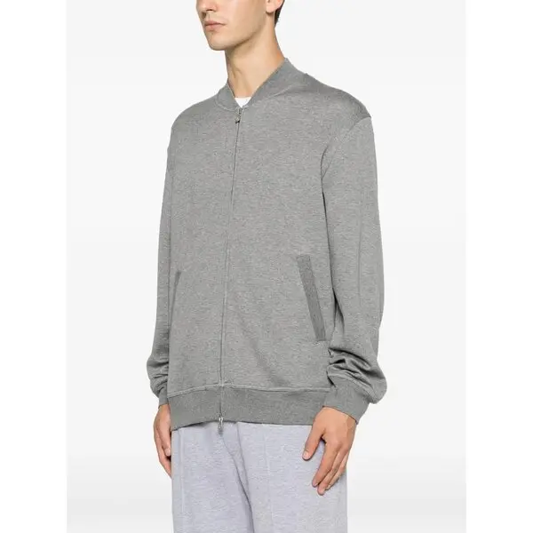 Brunello Cucinelli Zip-up Sweatshirt - Gray