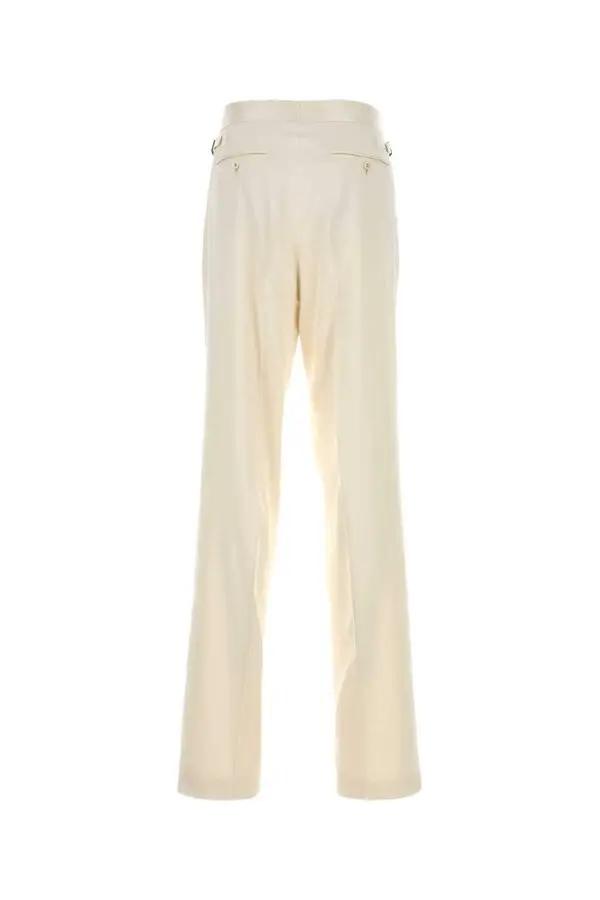 TOM FORD Ivory Satin Pant