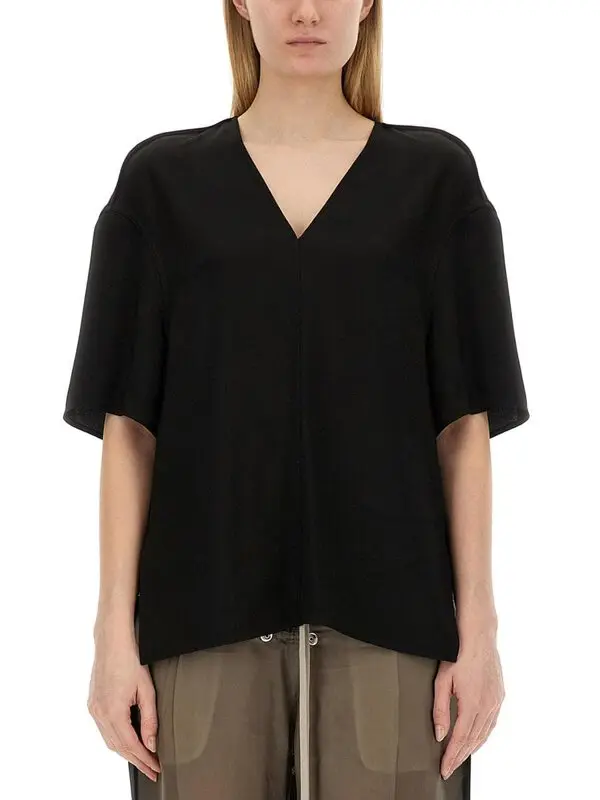 Rick Owens V-neck T-shirt