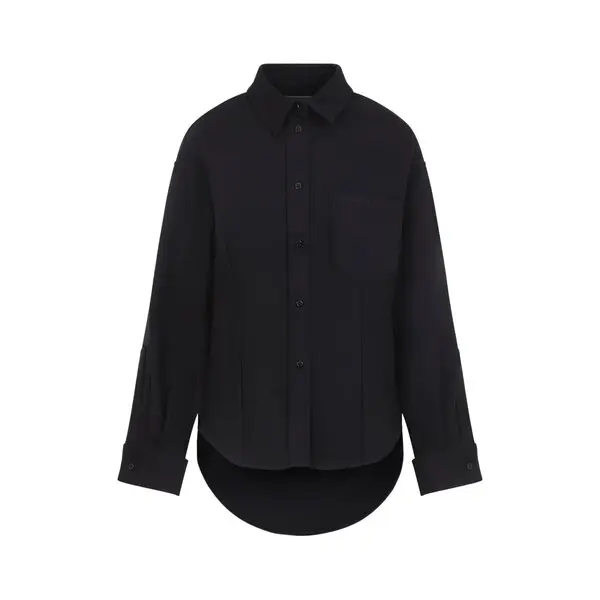 Balenciaga Classic Cotton Shirt - Black
