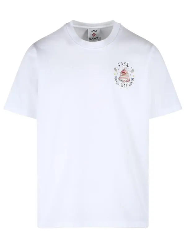 Casablanca Casaway' Cotton T-shirt - White