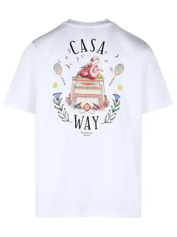 Casablanca Casaway' Cotton T-shirt - White