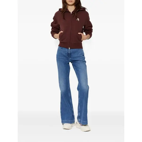 Moncler Denim Wide-leg Jeans - Blue