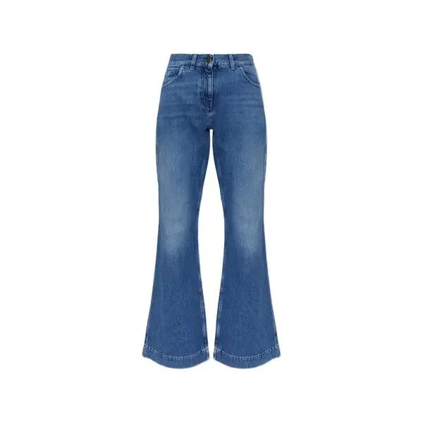 Moncler Wide-leg Denim Jeans - Blue