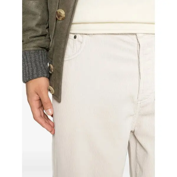 Brunello Cucinelli Neutrals Trousers Regular & Straight-leg Trousers