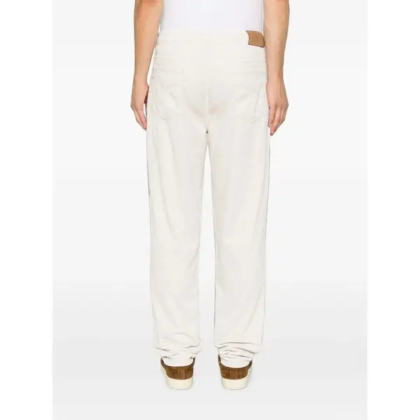 Brunello Cucinelli Neutrals Trousers Regular & Straight-leg Trousers