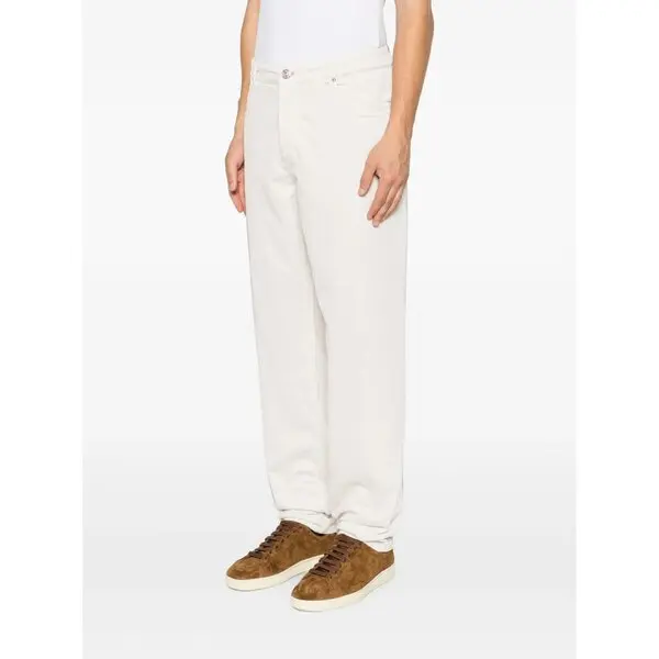 Brunello Cucinelli Neutrals Trousers Regular & Straight-leg Trousers - Cream