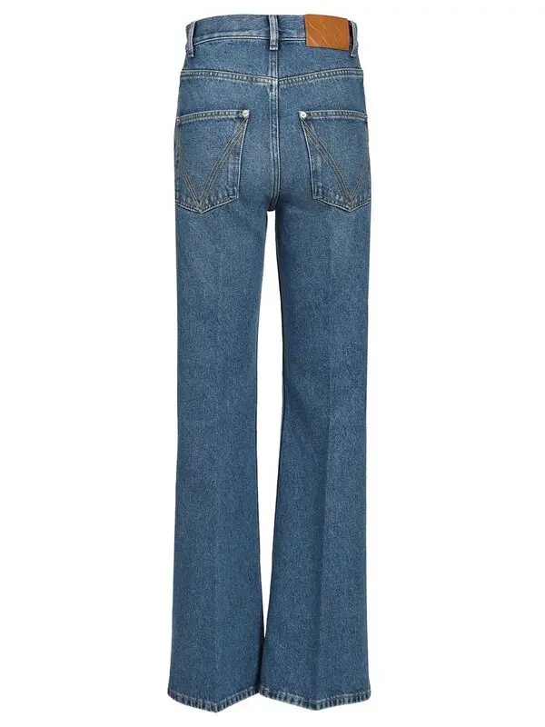 Bottega Veneta Medium Indigo Flared Jeans