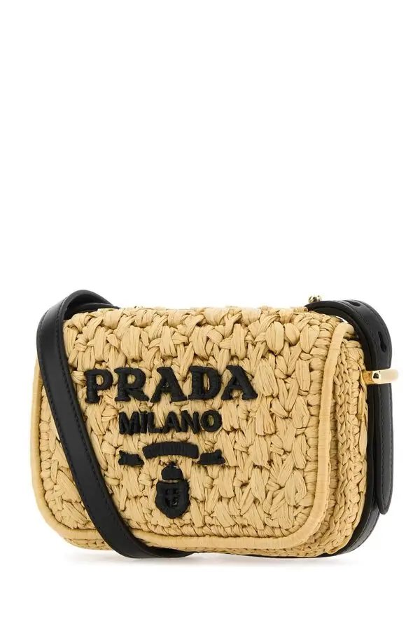 Prada Raffia Crossbody Bag