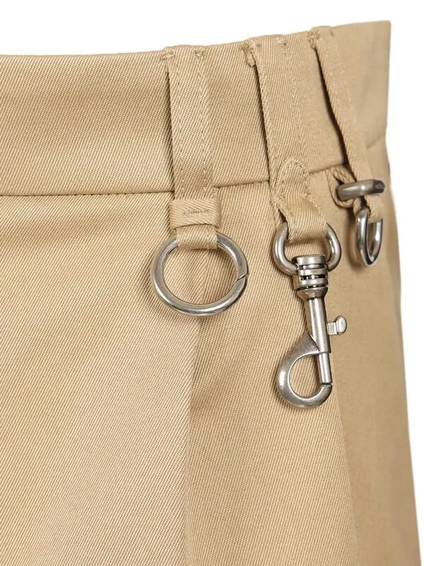 Miu Miu Cotton Chino Mini Skirt