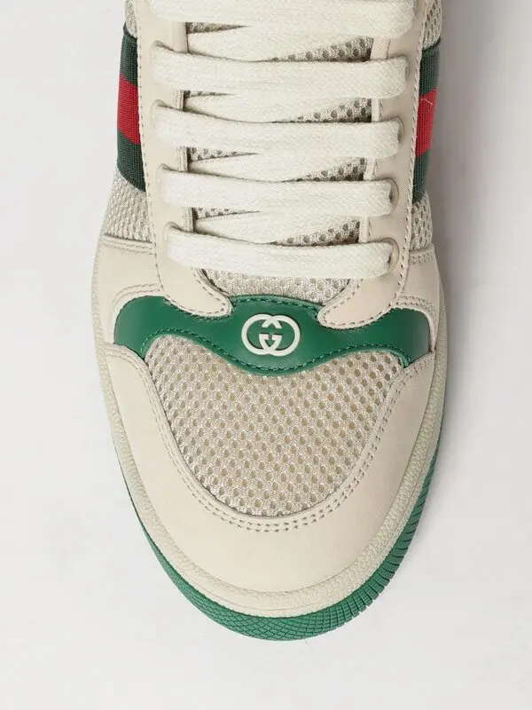 Gucci Screener Low-top Sneakers - Cream