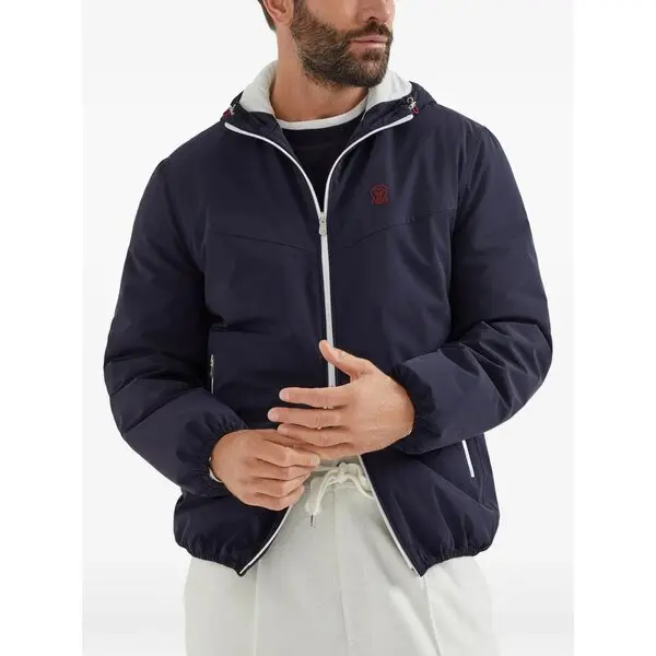 Brunello Cucinelli Jackets Bomber Jackets - Blue