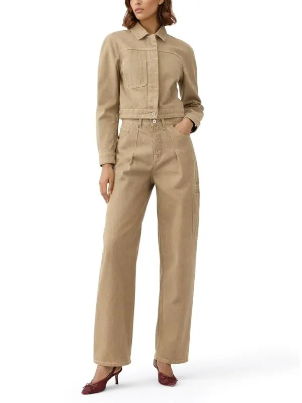 Jacquemus Cargo Jacket Ovalo - Cream