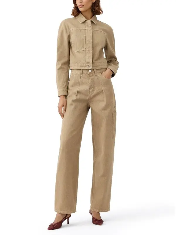 Jacquemus Cargo Jacket Ovalo - Cream