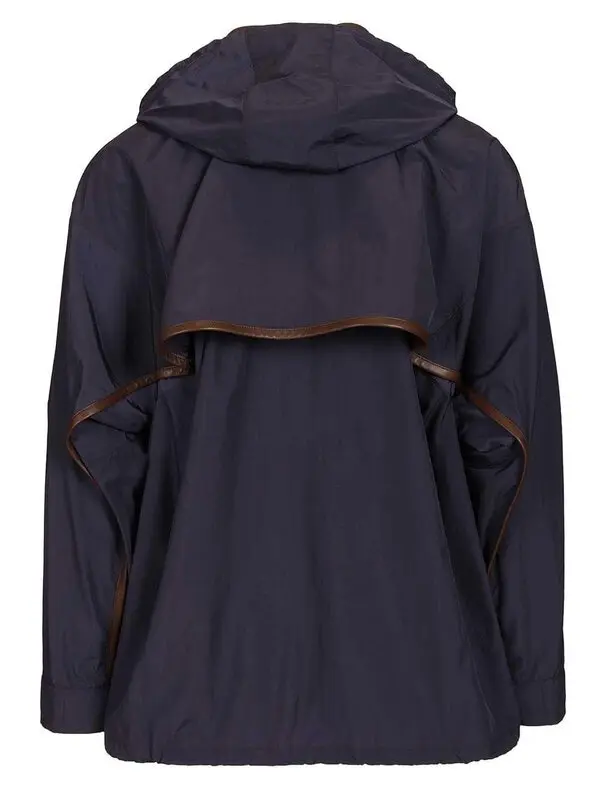 Loewe Hooded Jacket In Technical Fabric