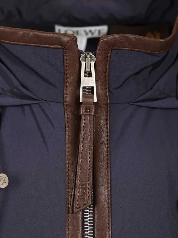 Loewe Hooded Technical Fabric Jacket - Blue