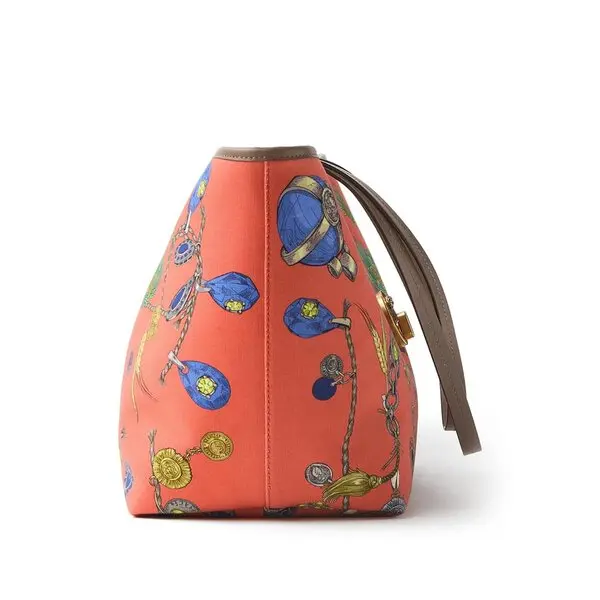 Versace Small Vivian Tote Bag - Red