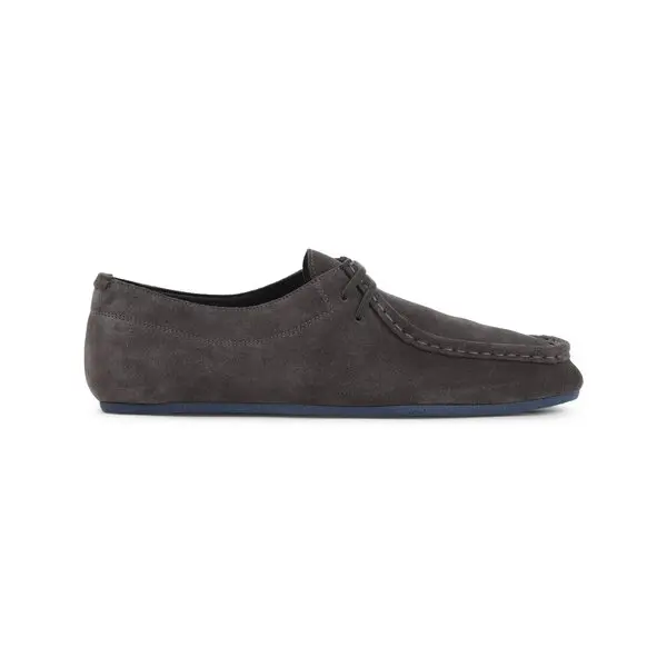 JIL SANDER Suede Leather Lace-up Shoes - Gray