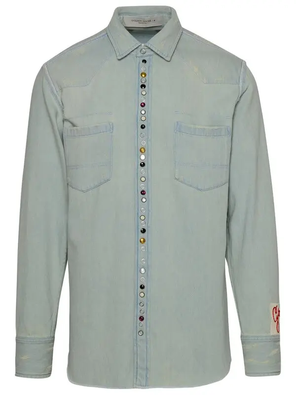 GOLDEN GOOSE Light Denim Shirt