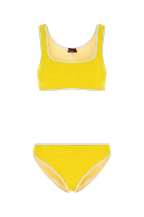 Gucci Stretch Nylon Bikini - Yellow