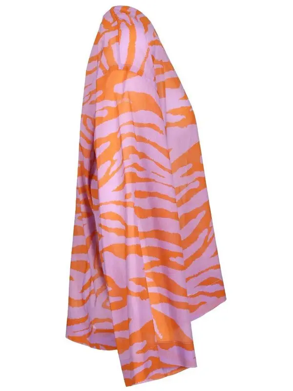 Attico Animal Print Blouse - Multicolor