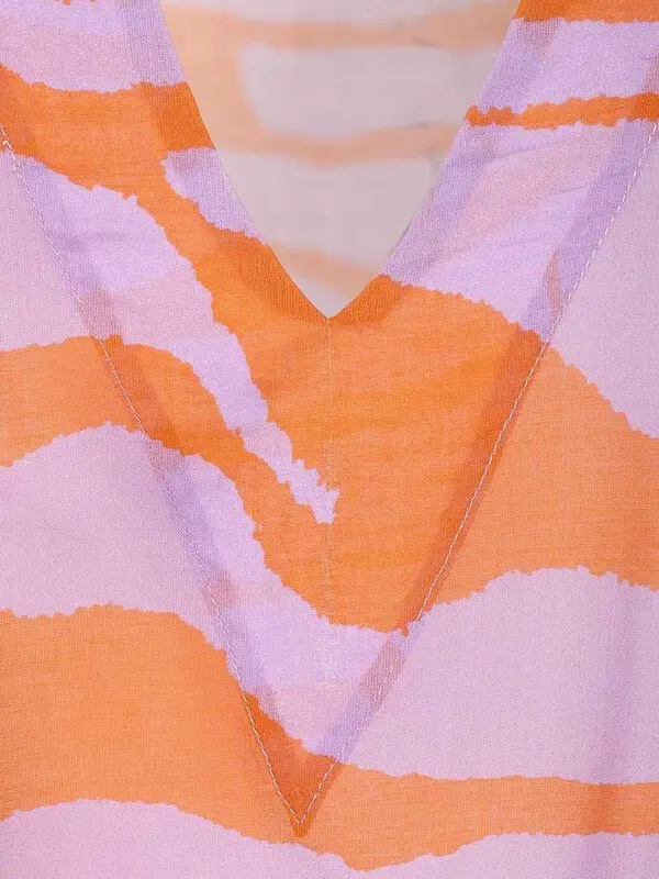 Attico Animal Print Blouse - Multicolor