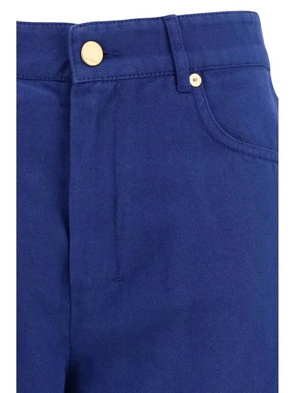 Max Mara S Cotton And Linen Pants