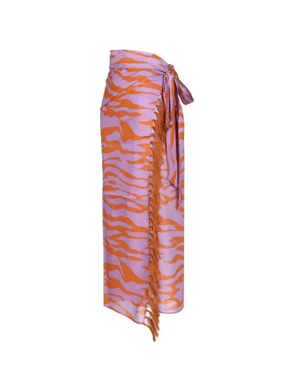 Attico Animal Print Pareo - Multicolor
