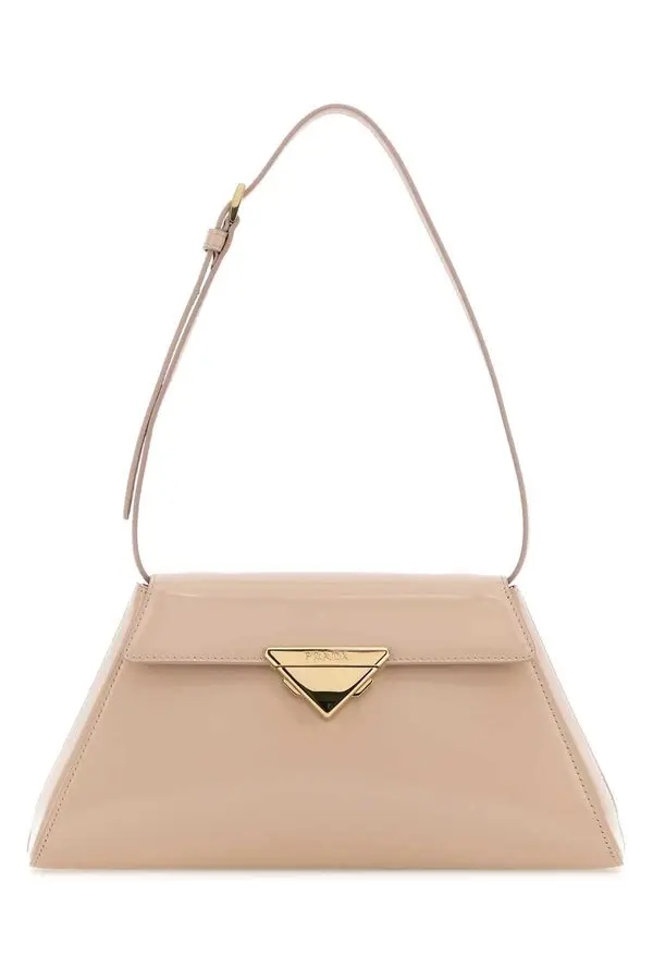 Prada Powder Leather Shoulder Bag