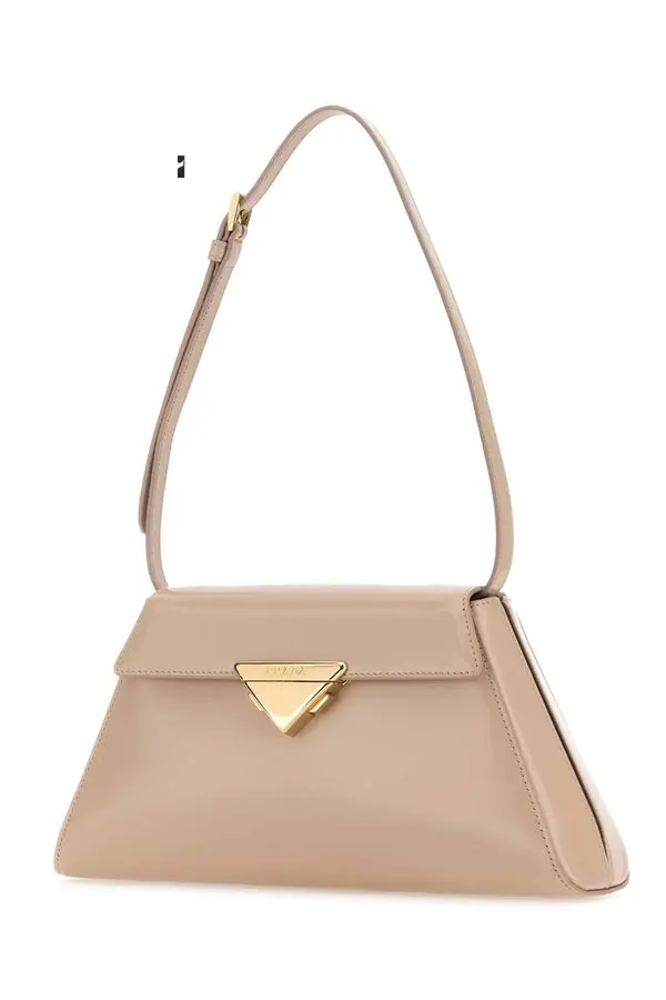 Prada Powder Leather Shoulder Bag