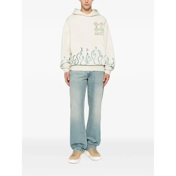 Amiri Neutrals Sweaters & Knitwear Hoodies