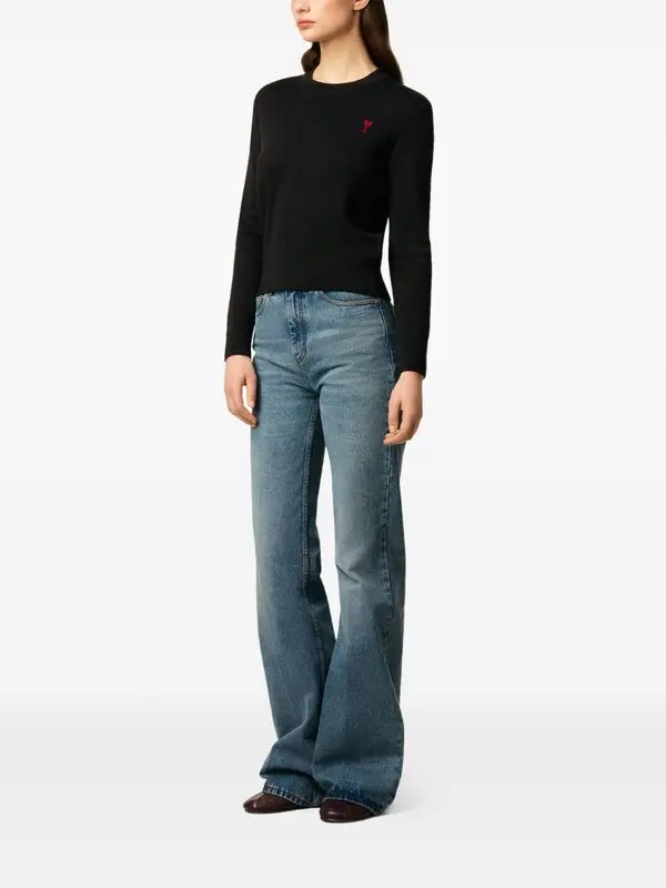 AMI Paris De Coeur Wool Sweater