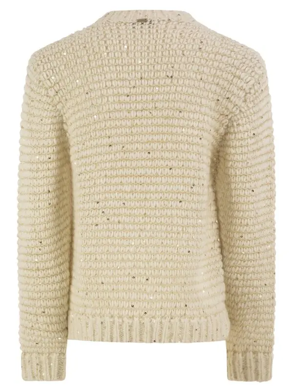 Herno Alpaca-blend Jumper With Sequins