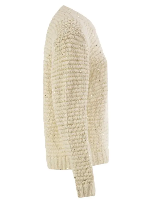 Herno Alpaca-blend Jumper With Sequins