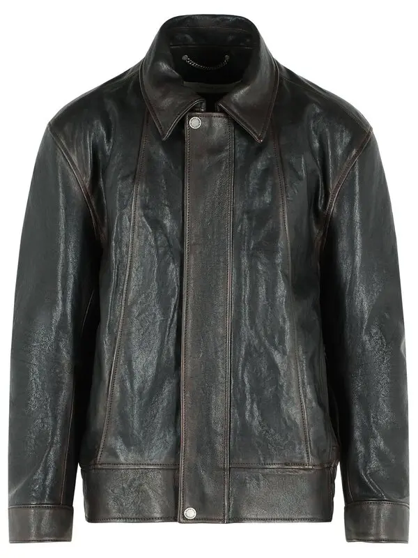 GOLDEN GOOSE Prince' Leather Bomber Jacket