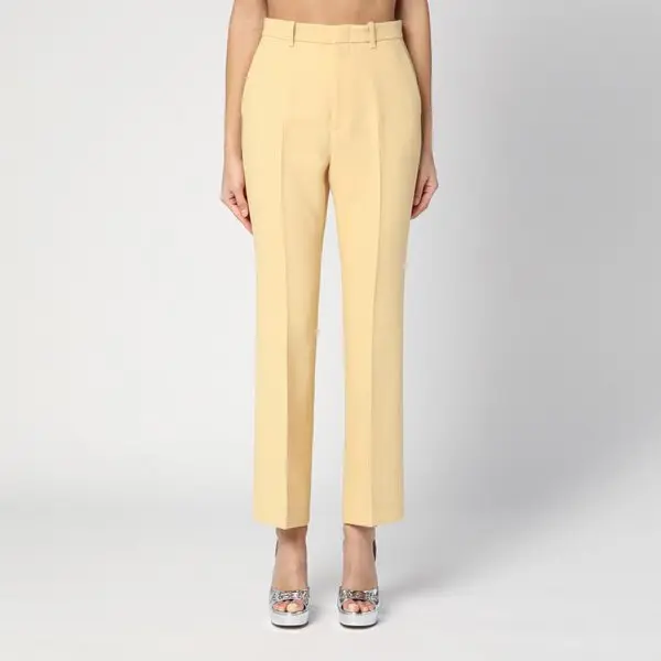 Gucci Coloured Wool Crepe Trousers