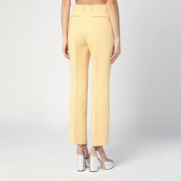 Gucci Coloured Wool Crepe Trousers