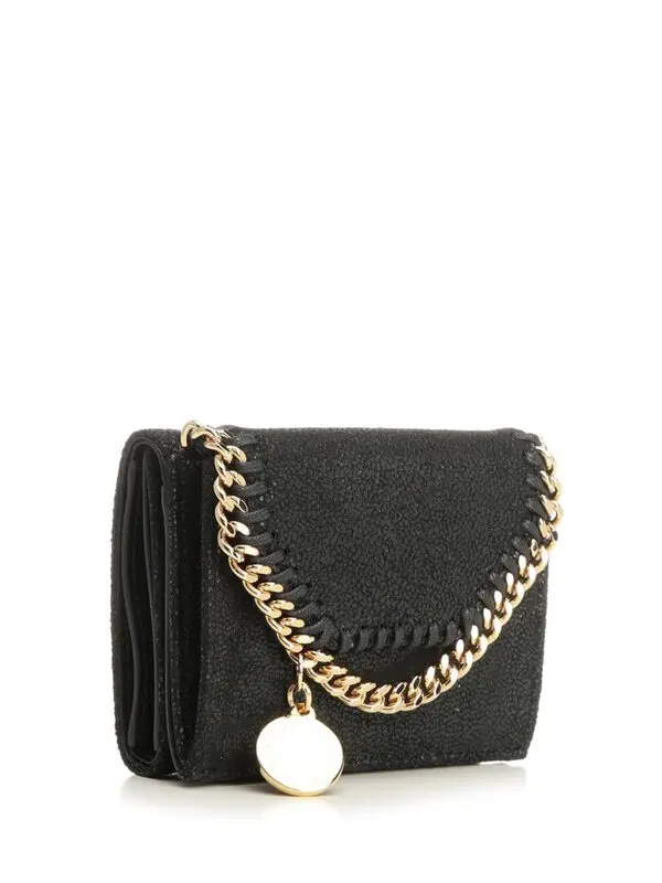Stella McCartney Falabella Trifold Wallet - Black